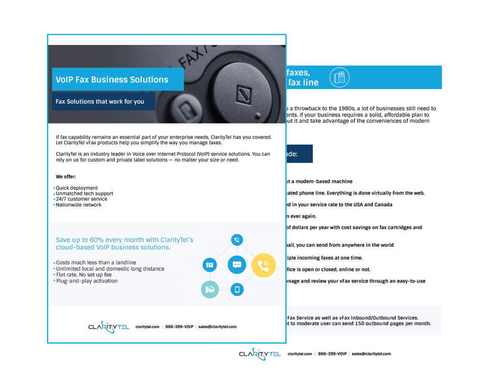 VoIP Fax Solutions